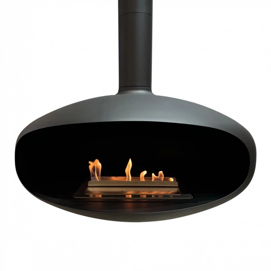 THE ICONIC – Ø: 90 cm Bioethanol Hängekamin von Icon Fires